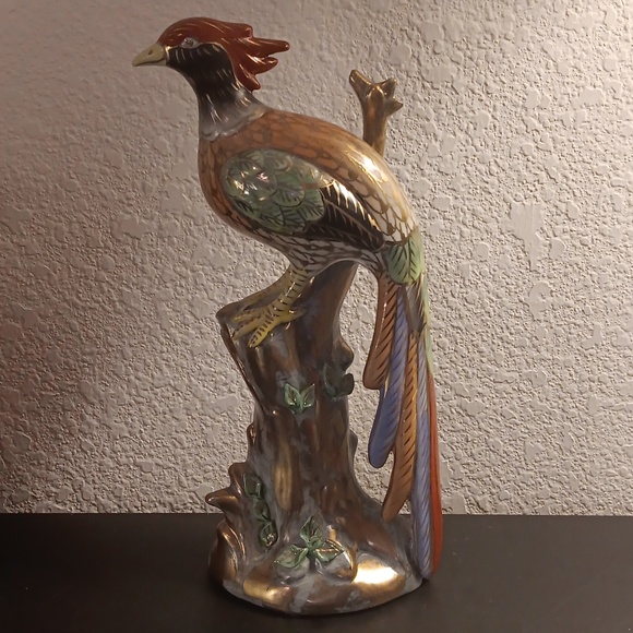 Kutani | Art | Stunning Vtg Japanese Showa Circa 94 Kutani 11 Pheasant ...